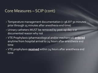 Core measures | PPTX