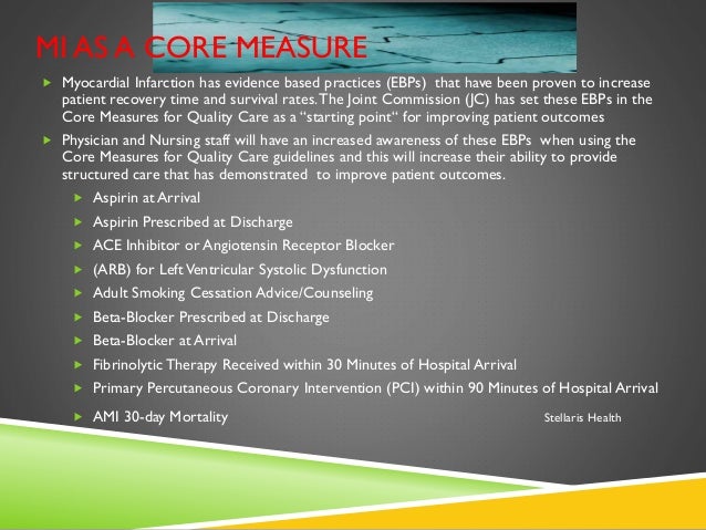 Core measures version 3