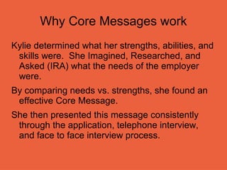 Core messages | PPT