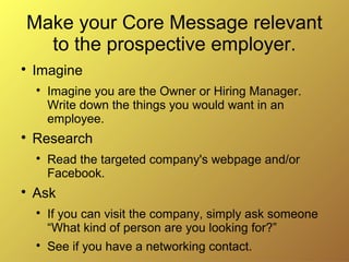 Core messages | PPT
