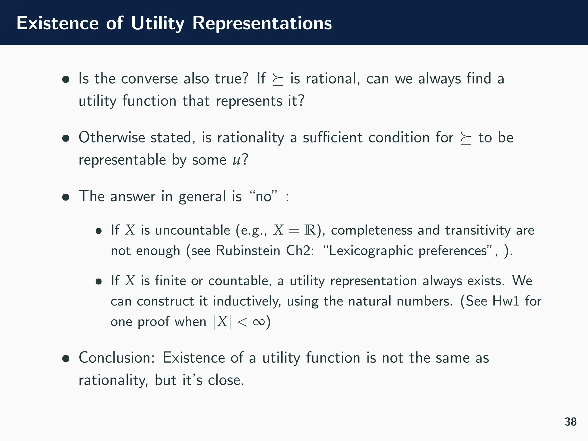 Core Micro Lecture Preferences Utility and Choice | PPT