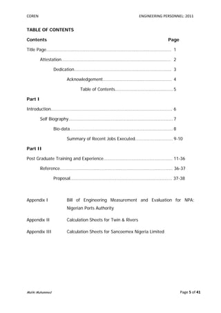 Coren Paper for Registered Engineering Personnel _ Maliki Muhammed | PDF