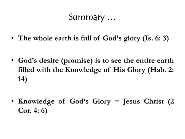 Core of the gospel | PPT