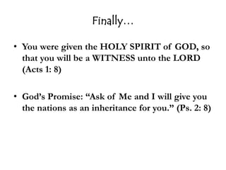 Core of the gospel | PPT