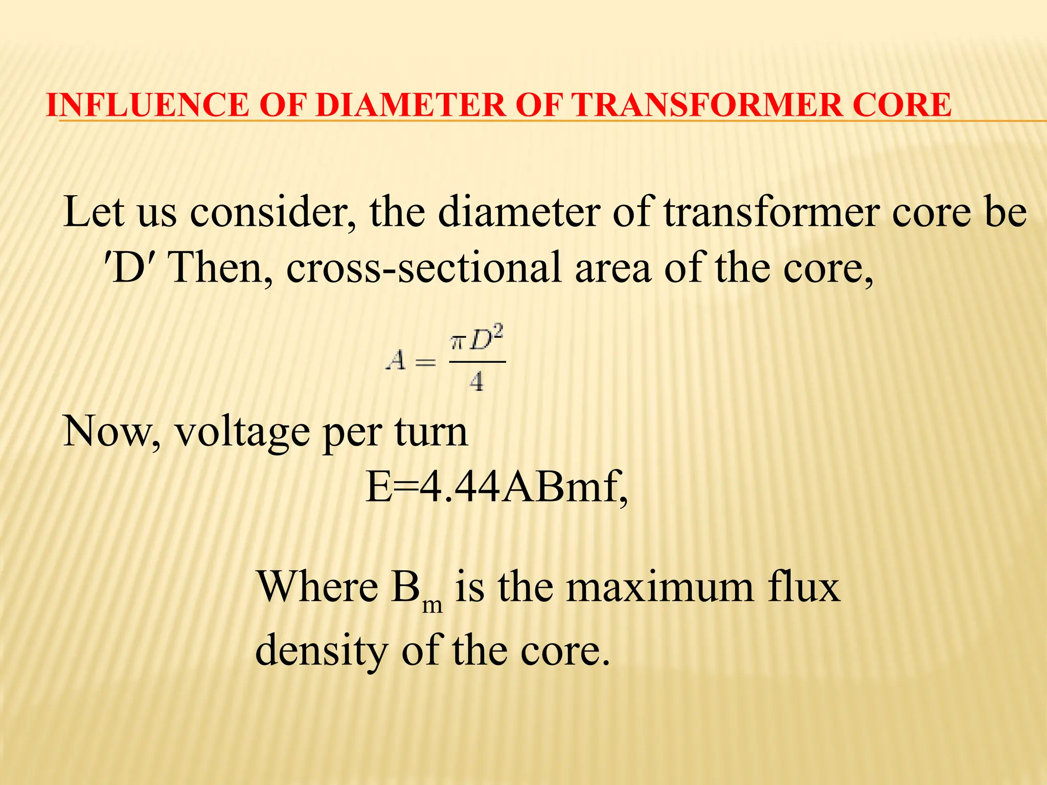 how to design Core of transformer with basic lavel | PPTX