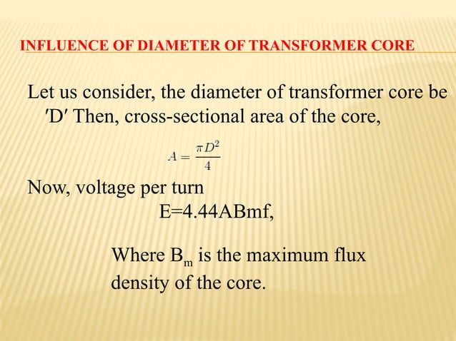how to design Core of transformer with basic lavel | PPTX
