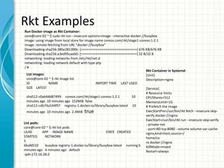 CoreOS Overview and Current Status | PPTX