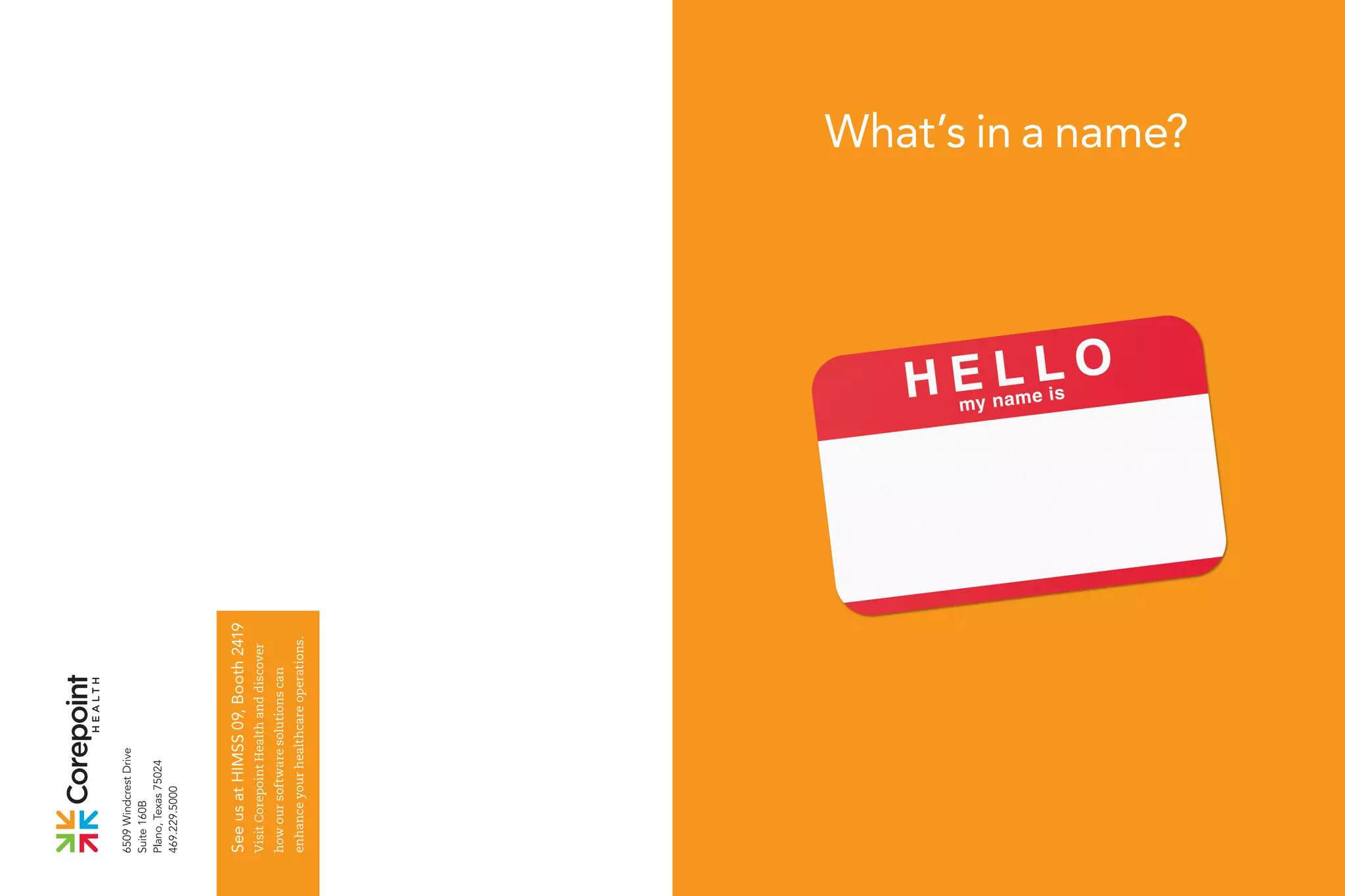 Corepoint Health Brochure | PPT