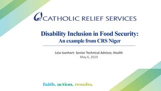 Presentation_Isanhart - Practical Approaches to Disability Inclusion in ...