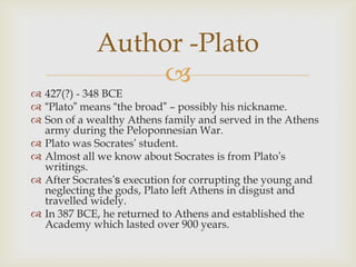 Plato Apology