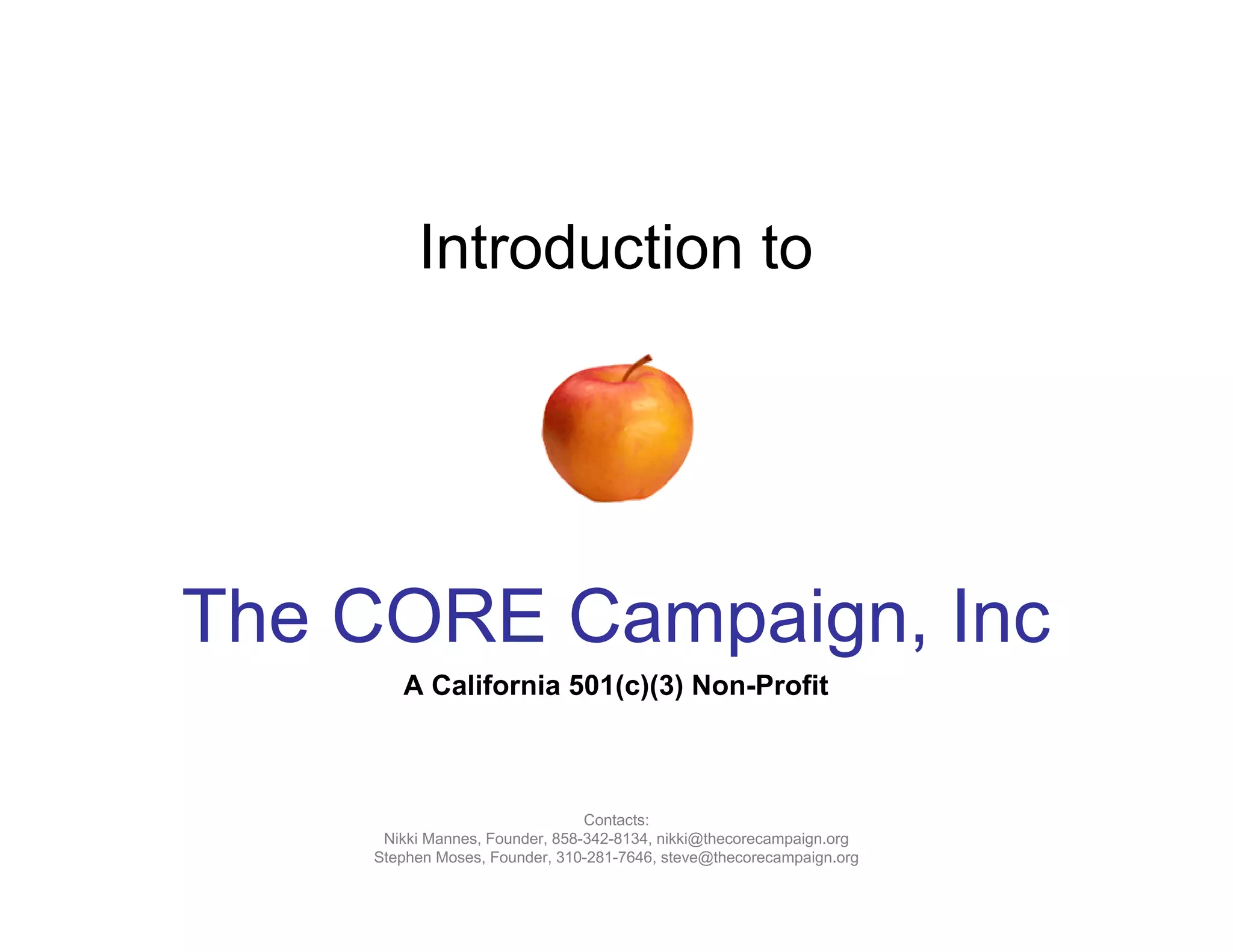 Core Presentation | PPT