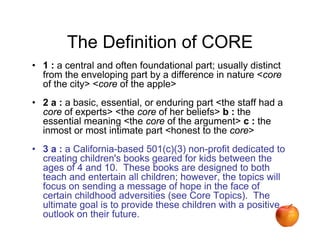 Core Presentation | PDF