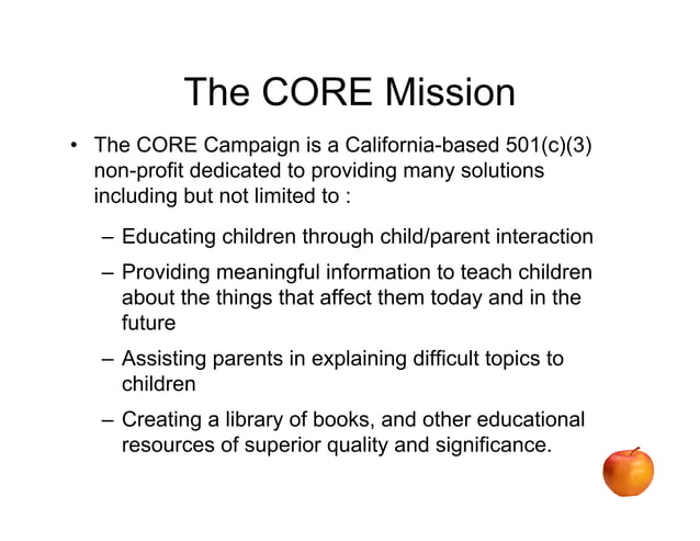 Core Presentation | PDF