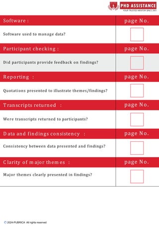 coreq checklist for qualitative research | PPTX