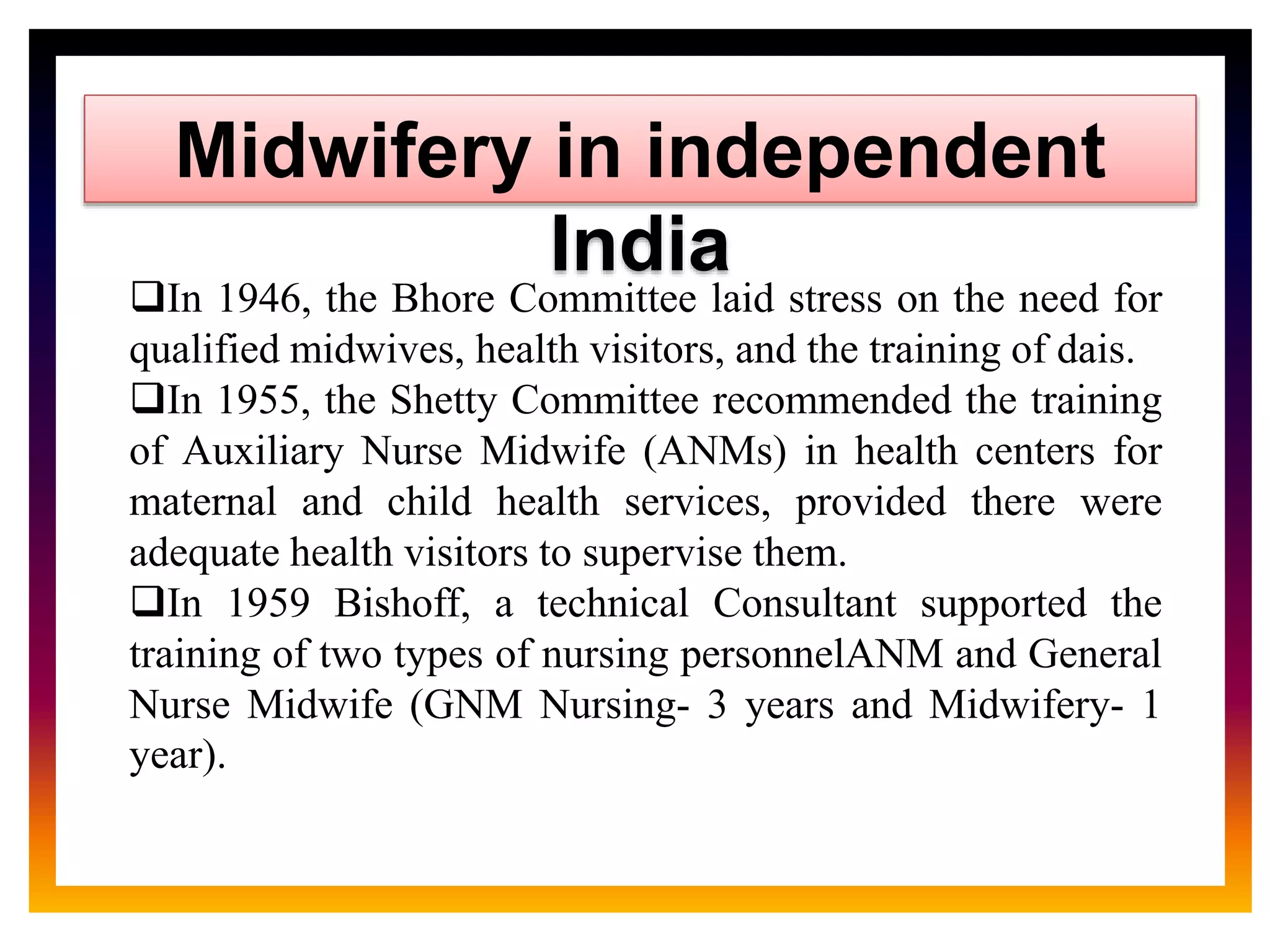 Core role of midwives | PPTX