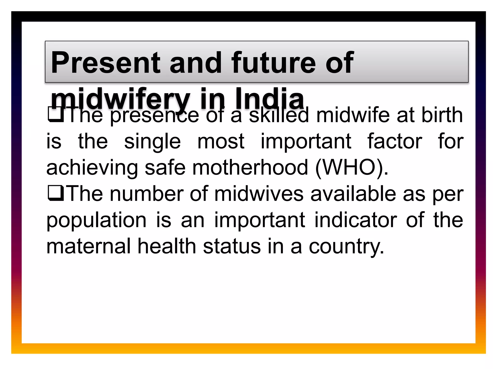 Core role of midwives | PPTX