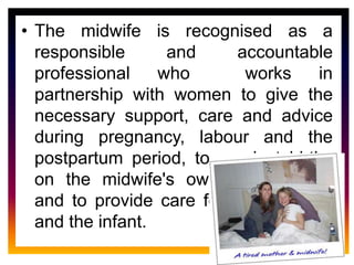 Core role of midwives | PPTX
