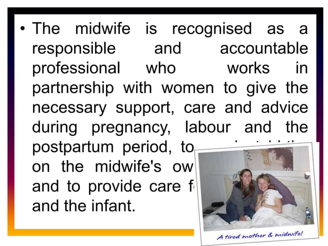 Core role of midwives | PPTX