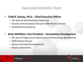 CoreRx presentation | PPT