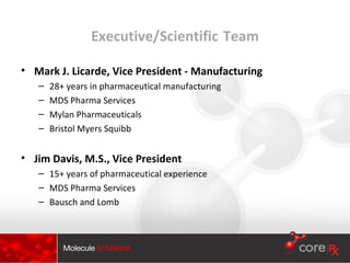 CoreRx presentation | PPT