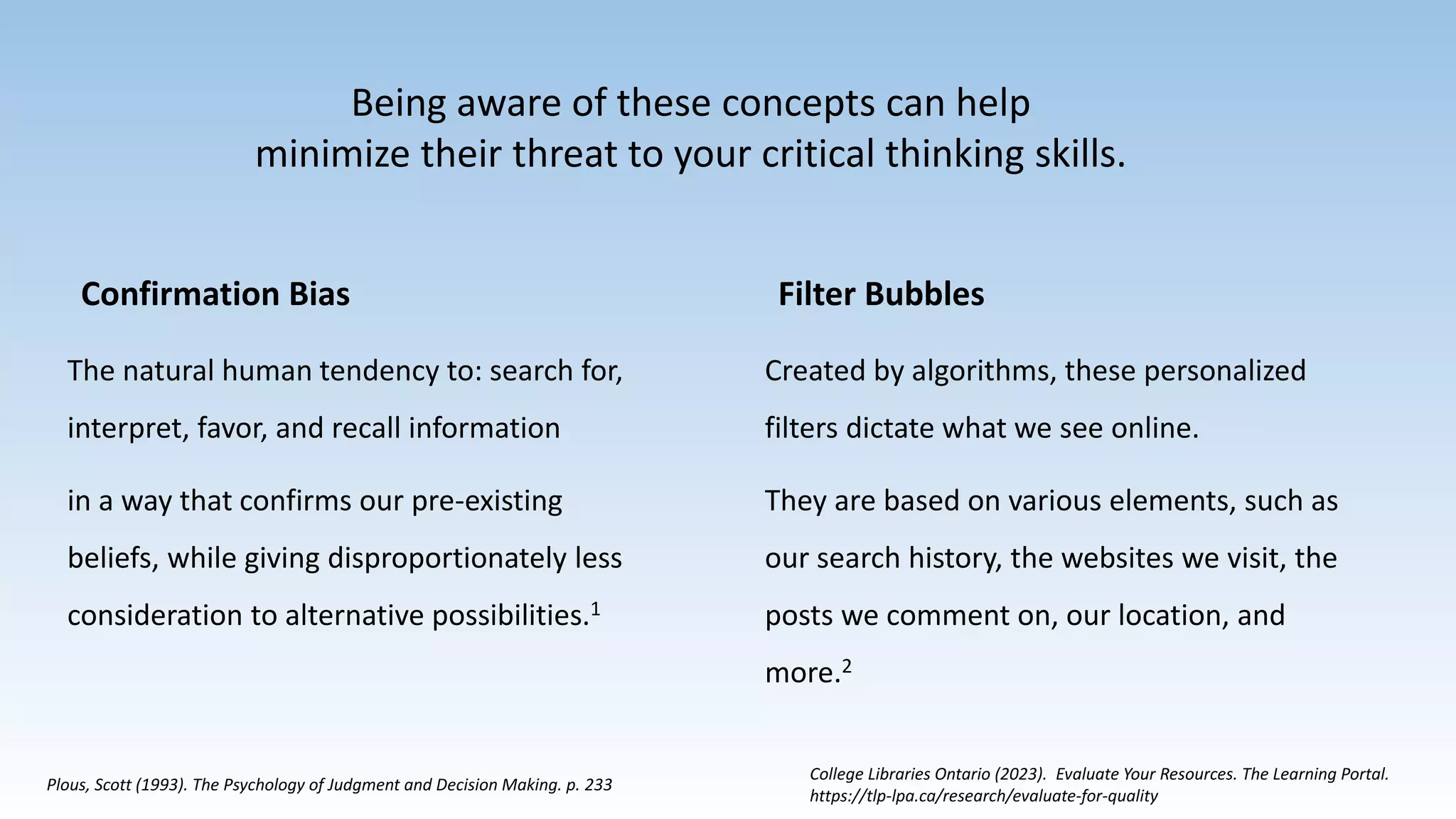 Critical Evaluating Skills | PPTX