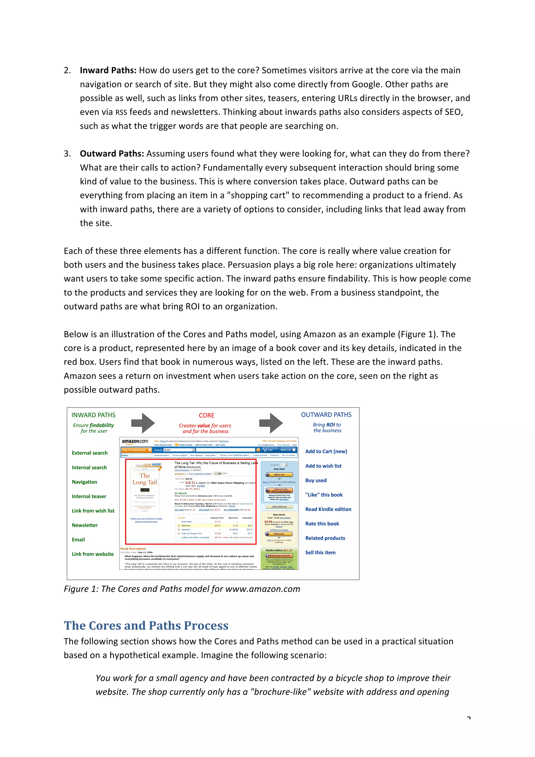 Cores and Paths - designing a website | PDF