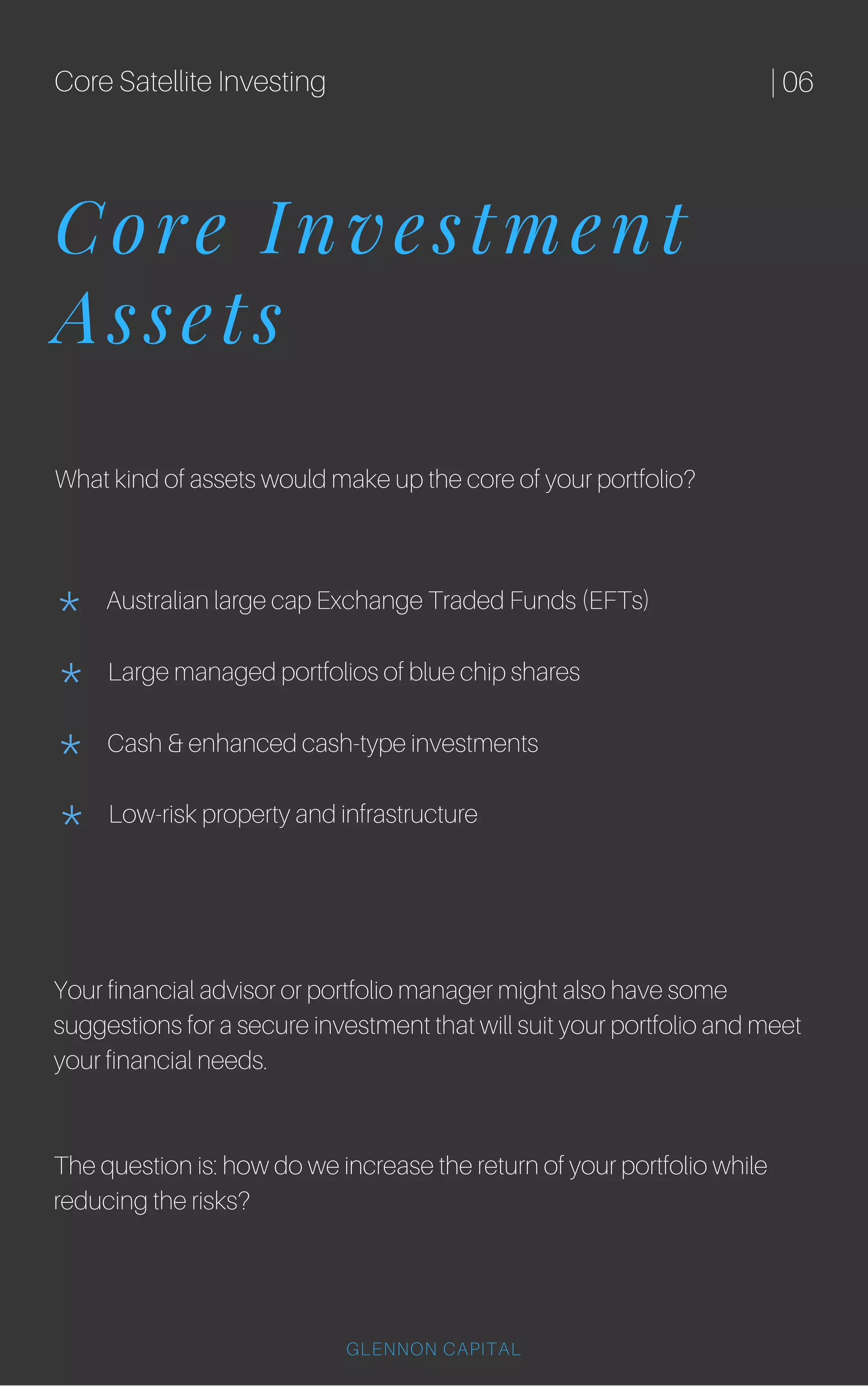 Core & Satellite Investing | PDF