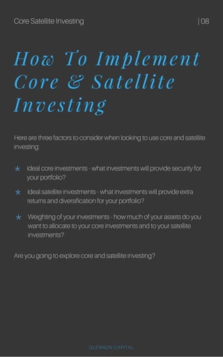 Core & Satellite Investing | PDF | Stocks and Bonds | Personal Investing