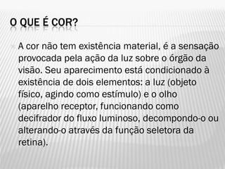 Percepção das Cores | PDF
