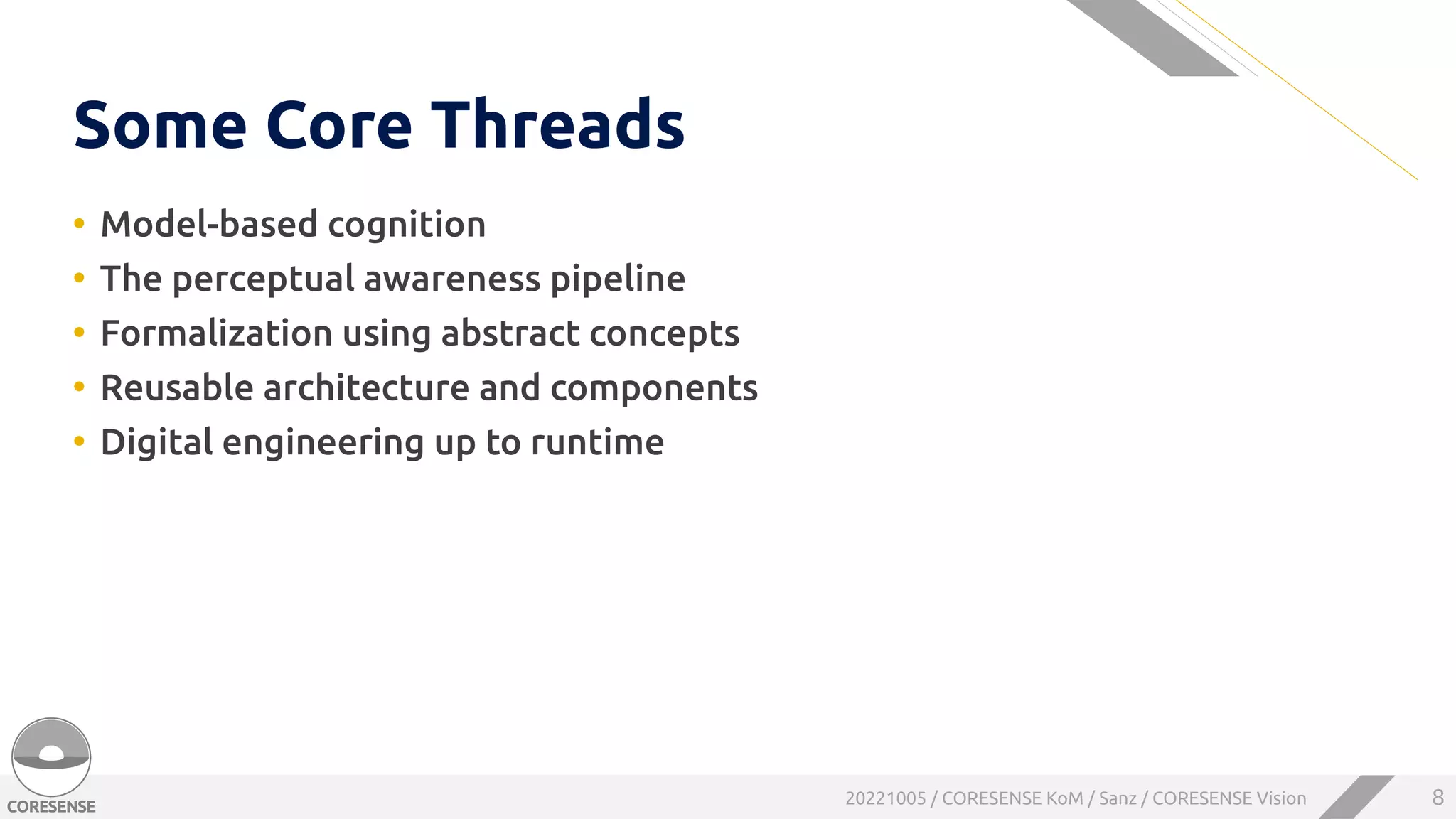 CORESENSE Introduction | PDF