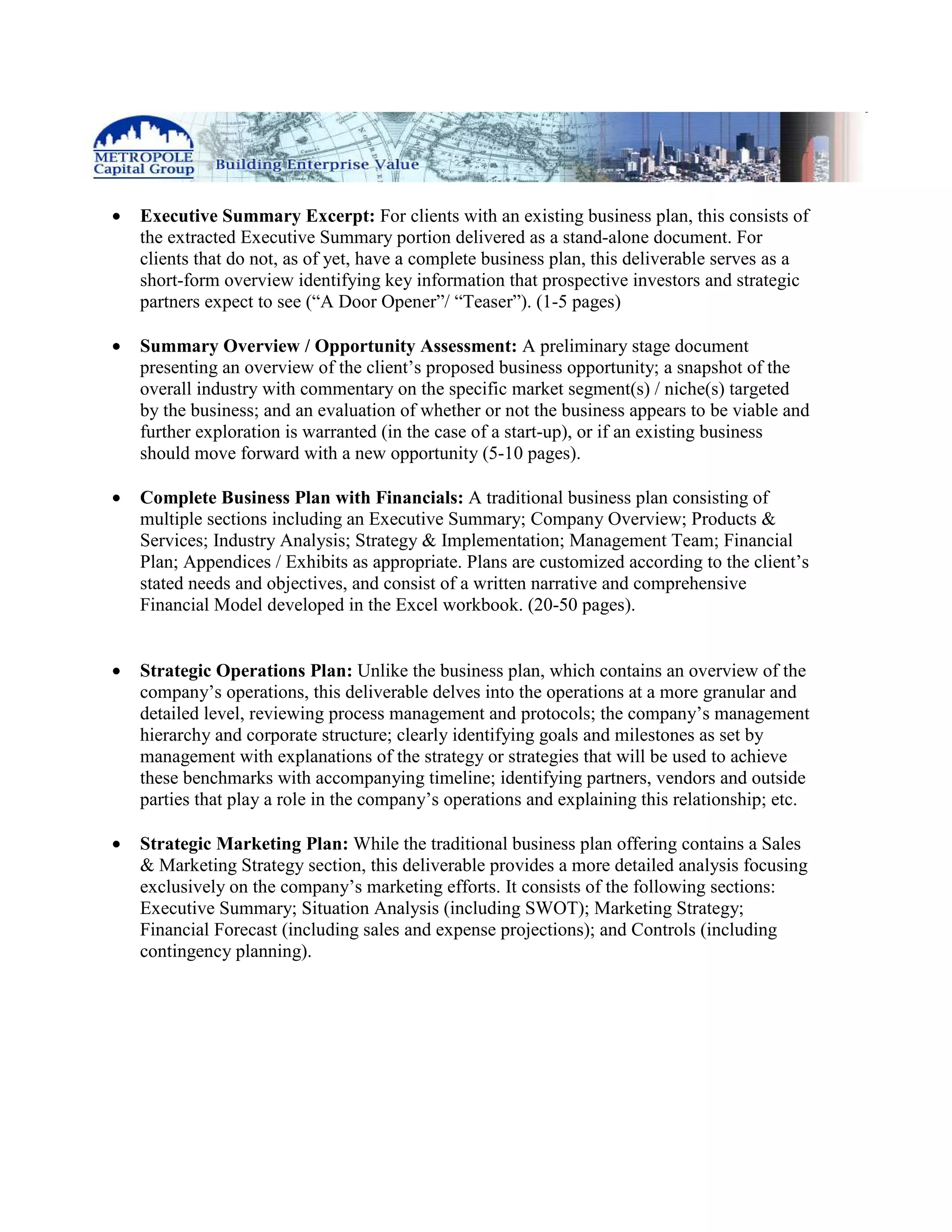 Core Service Offerings | PDF