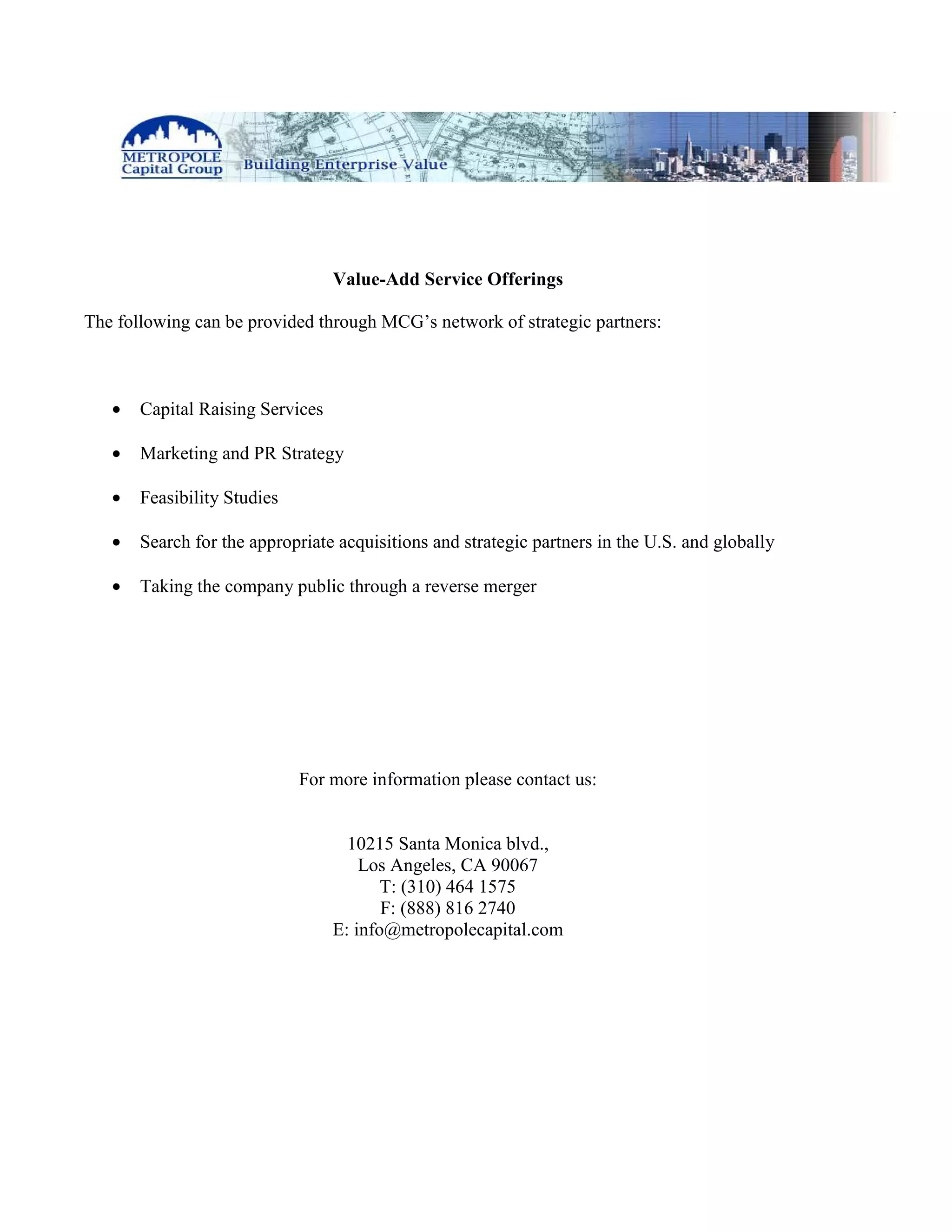 Core Service Offerings | PDF