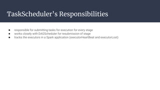 Core Services behind Spark Job Execution | PPT