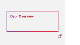 Core Service with Dapr Presentation.pptx