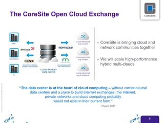 CoreSite: The Data Center as the On-Ramp to Cloud Enablement | PPTX