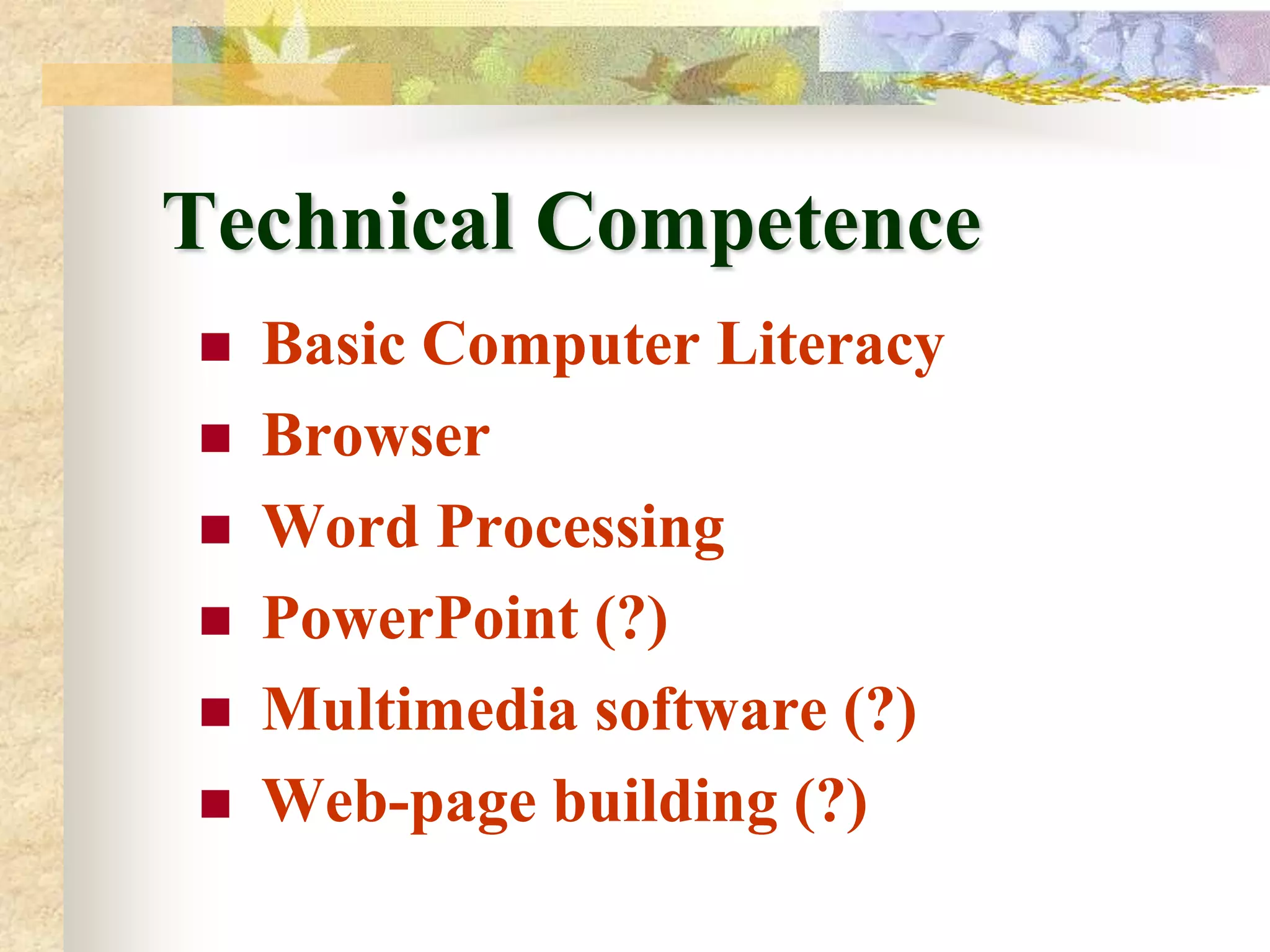 ICT Core skill | PPT