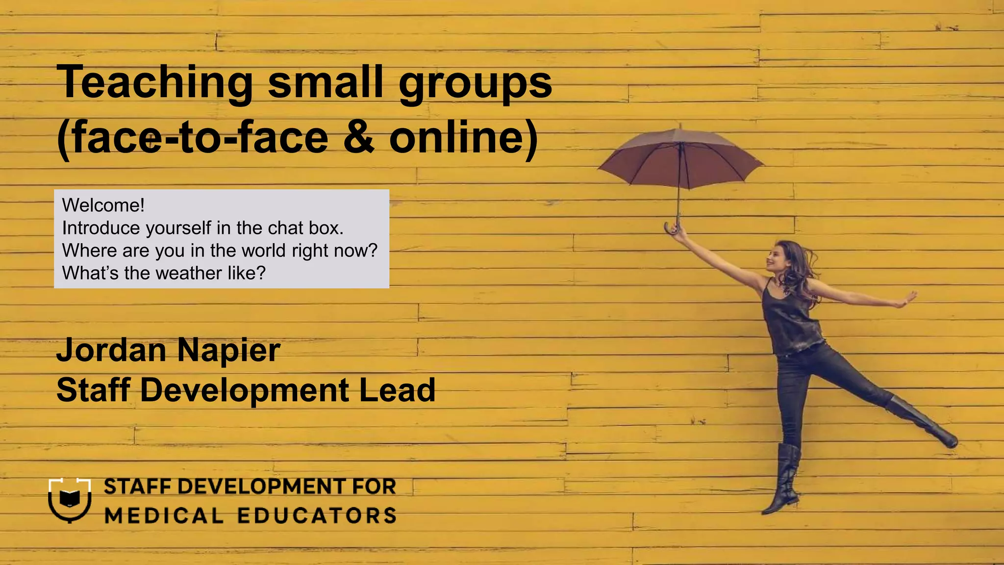Core skills 2 facilitating small groups | PPTX | Educational Assessment ...