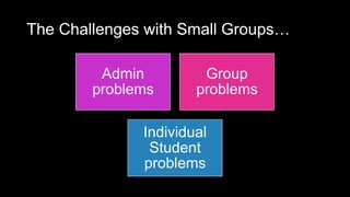 Core skills 2 facilitating small groups | PPTX