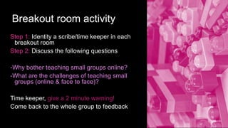 Core skills 2 facilitating small groups | PPTX | Educational Assessment ...