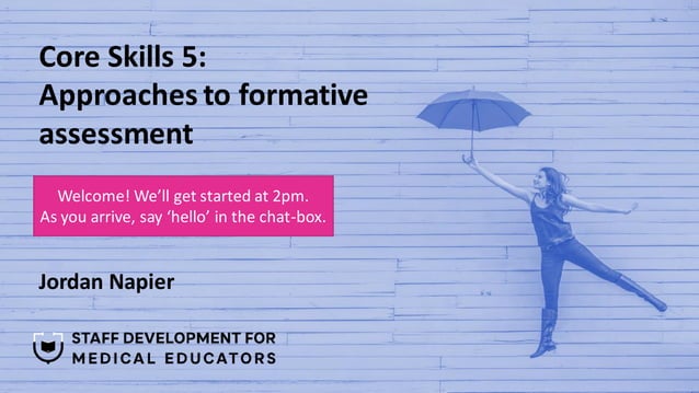 Core skills 5 - approaches to formative assessment | PPT