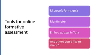 Core skills 5 - approaches to formative assessment | PPT