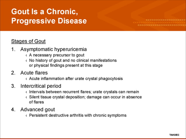 Core Slides Understanding Gout As A Chronic Disease | PPT