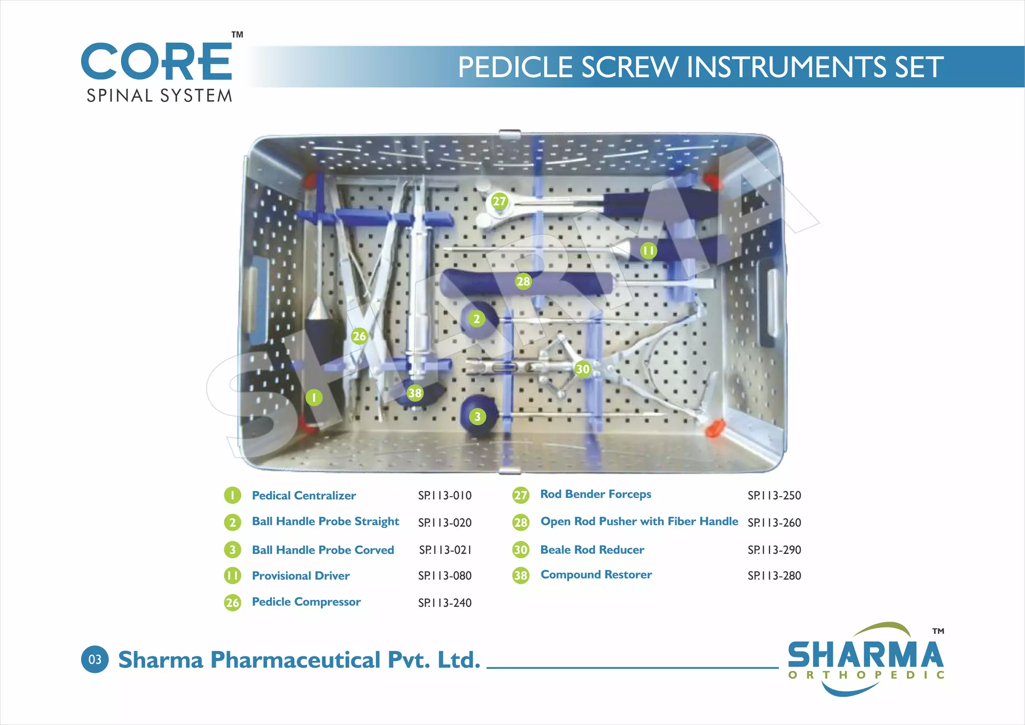 CORE SPINE Instrumentations | PPT