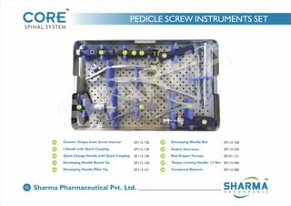 CORE SPINE Instrumentations | PPT
