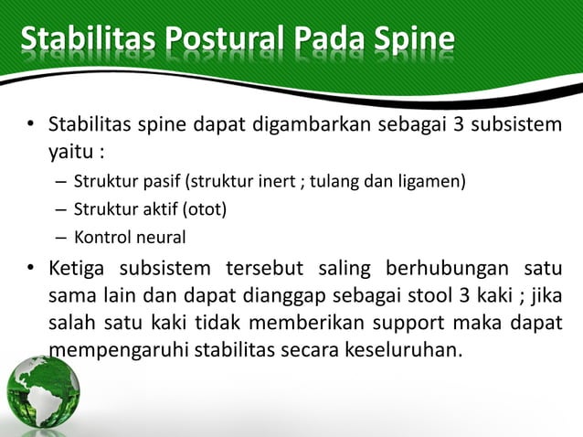 Core Stability Exercise | PDF