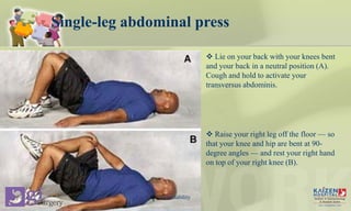 Single Leg Abdominal Press