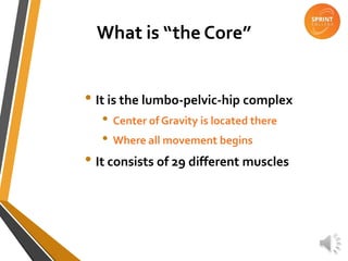 Core Stability And Exercises | PPTX
