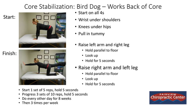 Core stabilization exercises | PPT