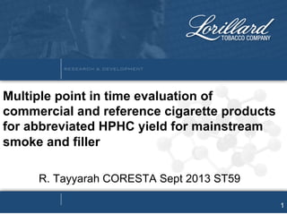 Coresta presentation tayyarah st59_print version | PDF