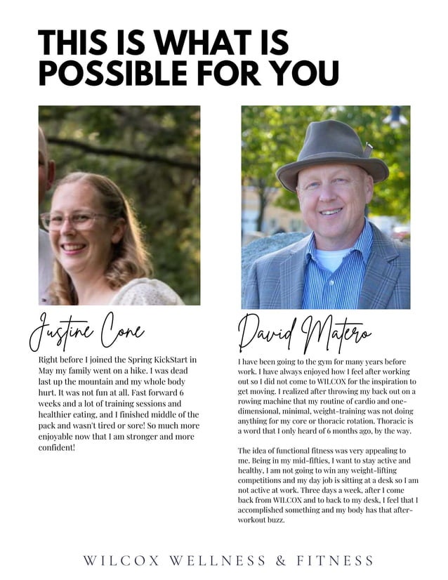 Core Strong Wilcox Wellness & Fitness | PDF